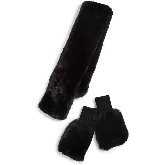 jocelyn | Accessories | New Jocelyn Faux Fur Pull Through Scarf And ...